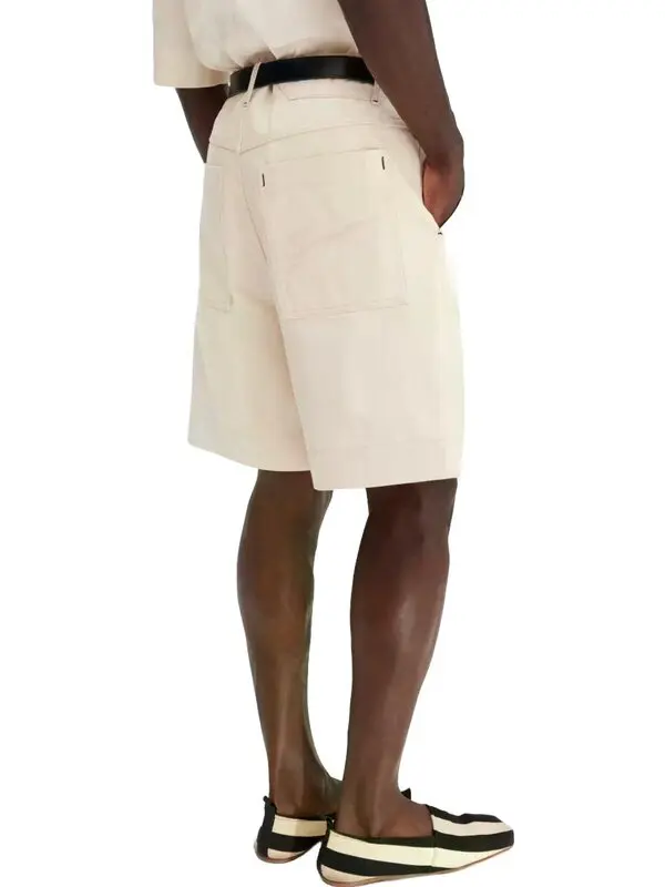 Jacquemus Cotton Shorts - Neutrals
