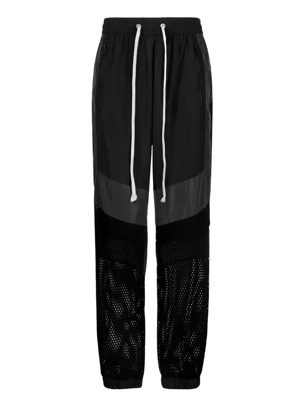 GOD'S MASTERFUL CHILDREN Panelled Track Pants - Black