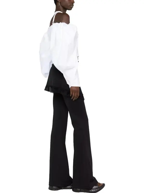 Jacquemus Off-the-shoulder Puff Sleeve Blouse - White