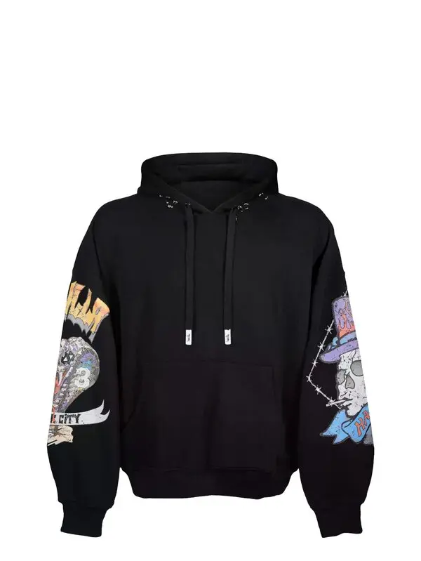 HACULLA. Crown Royale Graphic-print Hoodie - Black