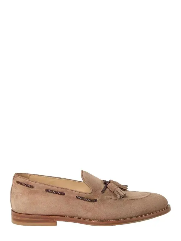 Brunello Cucinelli Suede Loafers - Brown