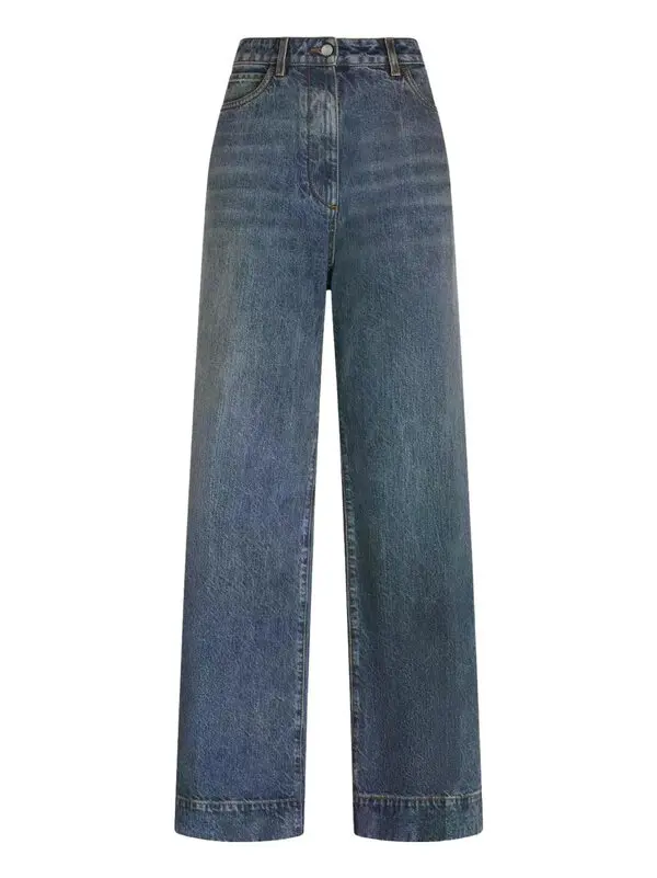 Etro High-rise Flared Jeans - Blue