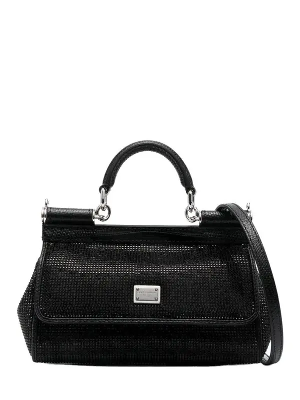 Dolce & Gabbana Small Sicily Shoulder Bag - Black