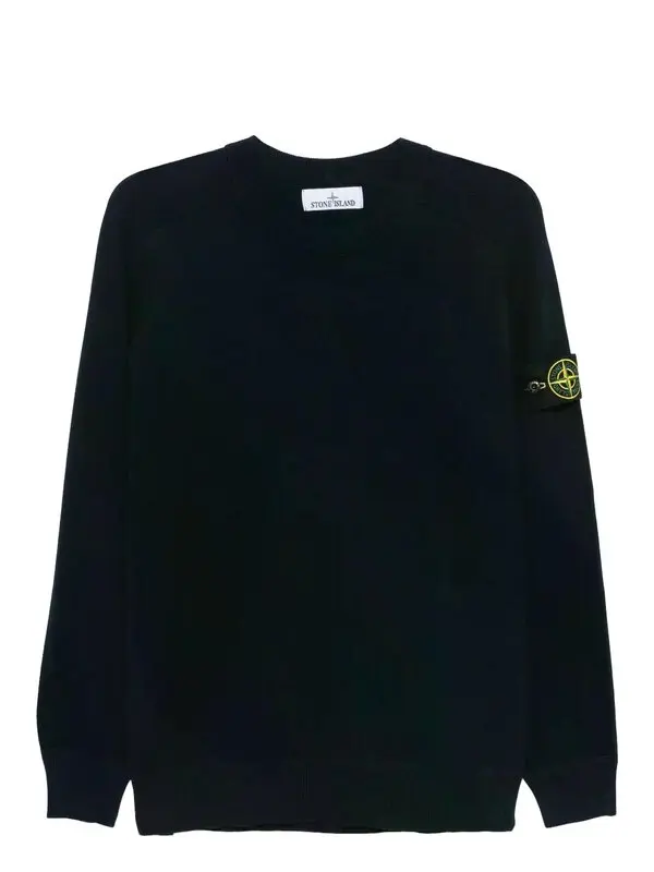 Stone Island Piqué-weave Sweatshirt - Blue