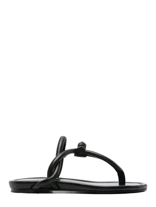Fabiana Filippi Padded Thong-strap Sandals - Black
