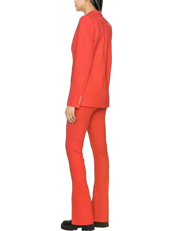 Off-White Notch-lapel Buttoned Blazer - Red