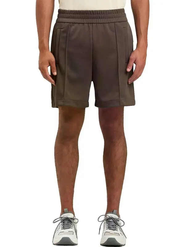 Palm Angels Logo Track Shorts - Brown