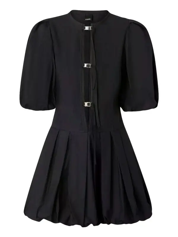 Pinko Buckled Mini Dress - Black