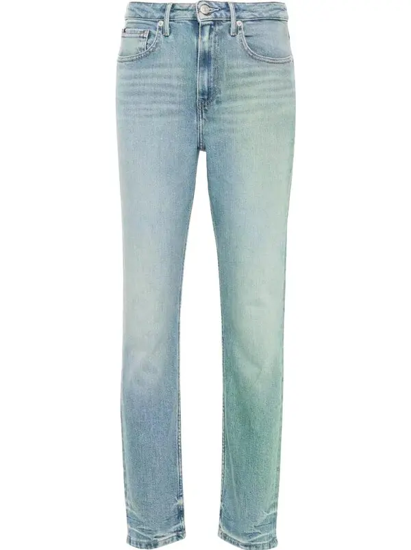 Tommy Hilfiger High-rise Slim Cigarette Jeans - Blue