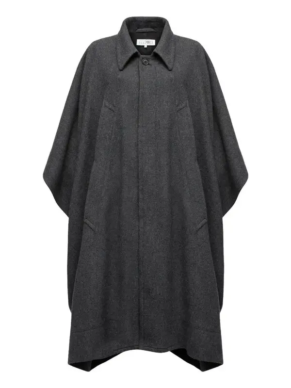 MAISON MARGIELA Asymmetric Cape - Grey