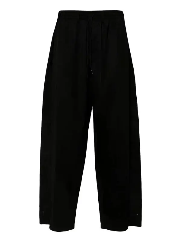 Y3 Signature 3-stripes Track Pants - Black