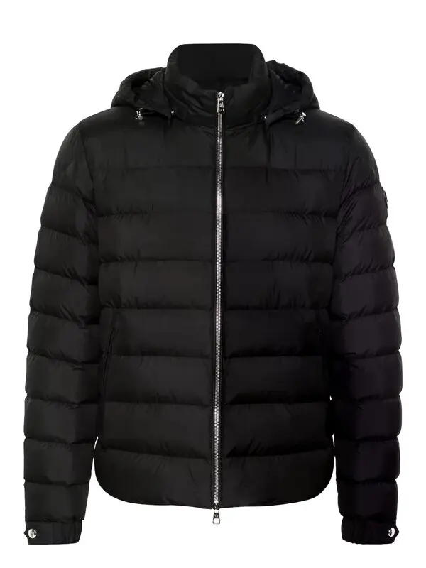 Moncler Hooded Quilted Jacket - Black