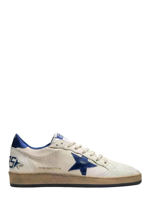 GOLDEN GOOSE Ball Star Appliquéd Sneakers - Neutrals
