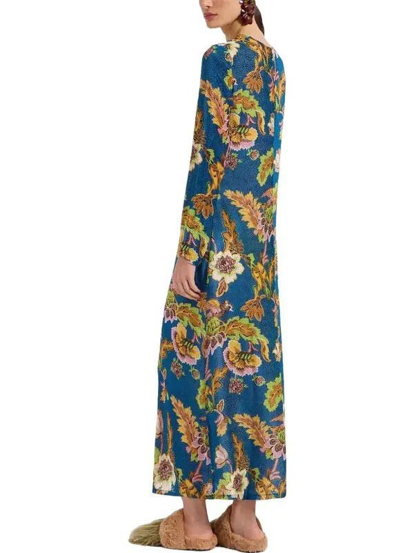 La DoubleJ Swing Maxi Dress - Blue
