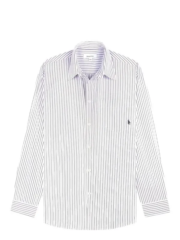 SPORTY & RICH Cotton Shirt - Blue