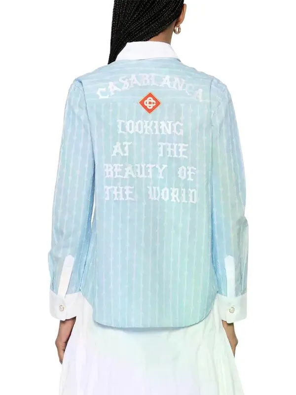 Casablanca Laurel Shirt - Blue