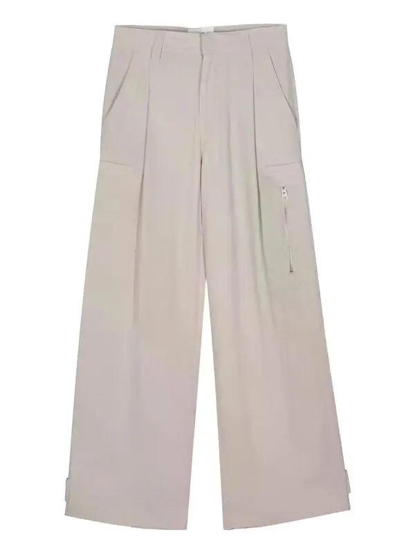AMI Paris Straight-leg Cargo Pants - Neutrals