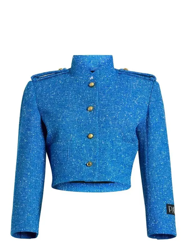 PATOU Cropped Sailor Jacket - Blue