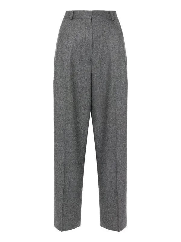TOTEME Double-pleated Tailored Trousers - Grey