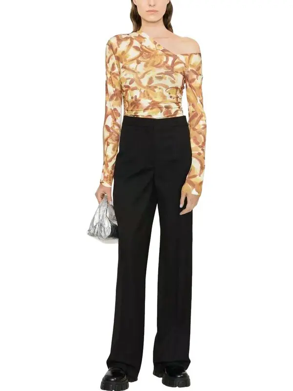 Stella McCartney Wool Flared Trousers - Black