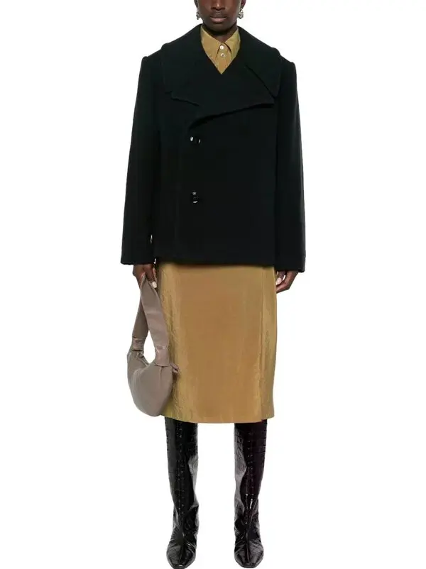 LEMAIRE Lemiaire Double-breasted Wool Coat - Green