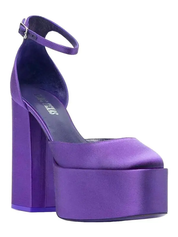 Paris Texas Platform 135mm Heeled Pumps - Purple