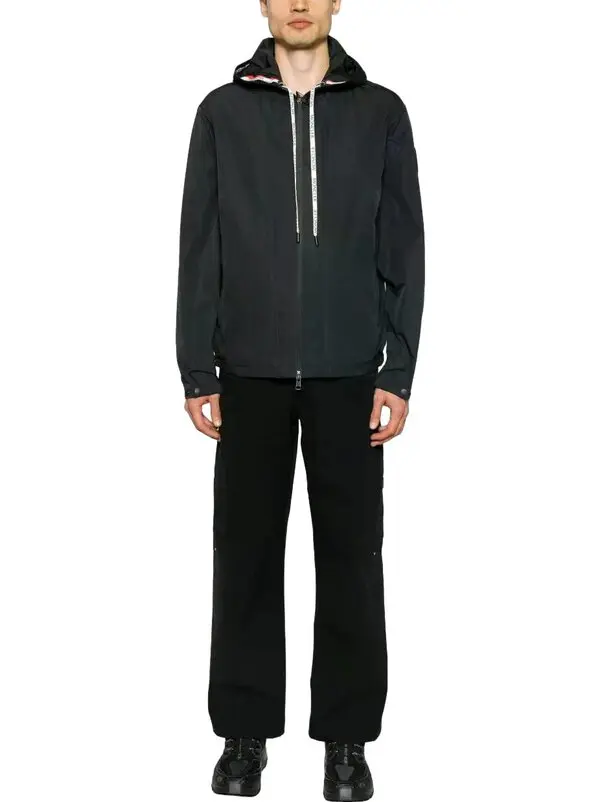 Moncler Carles Zip-up Hooded Jacket - Black