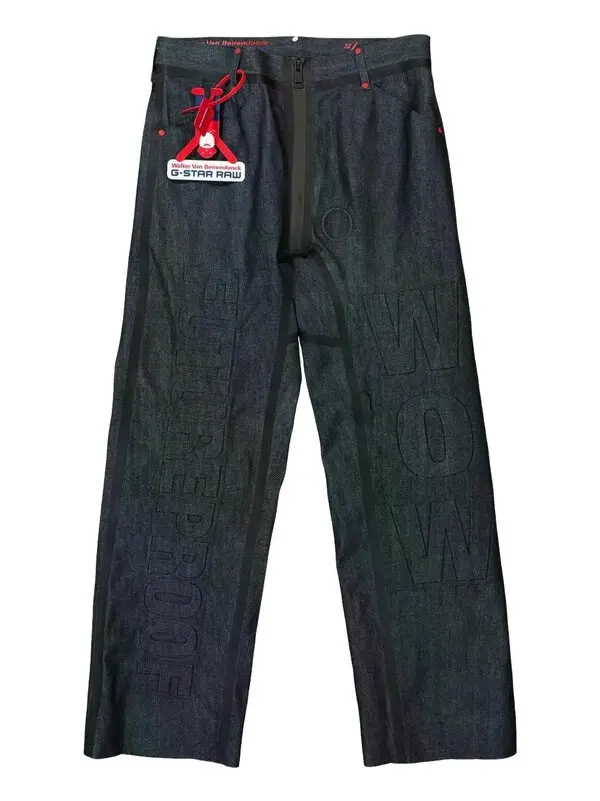 WALTER VAN BEIRENDONCK X G-star Raw Embellished Jeans - Blue