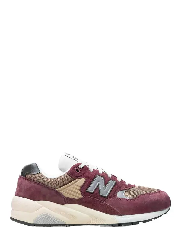 NEW BALANCE 580 Chunky Panelled Sneakers - Red