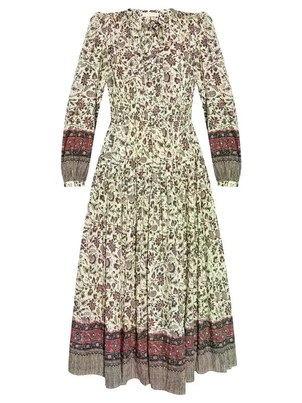 Ulla Johnson Mona Midi Dress - Neutrals