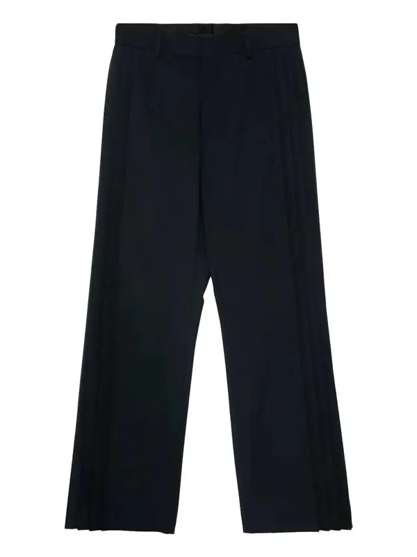 Fendi Pleated Detail Trousers - Blue