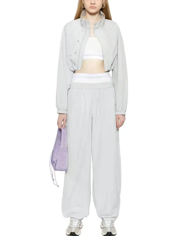 Alexander Wang Layered-design Track Pants - Grey