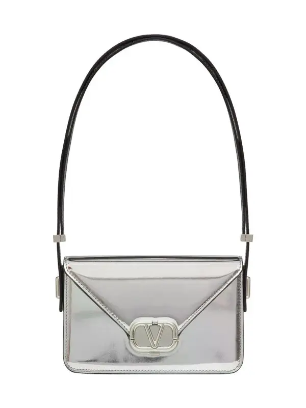 Valentino Garavani Small Mirror Effect Shoulder Bag - Silver