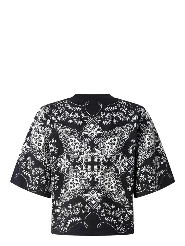 Pinko Paisley Print T-shirt - Black