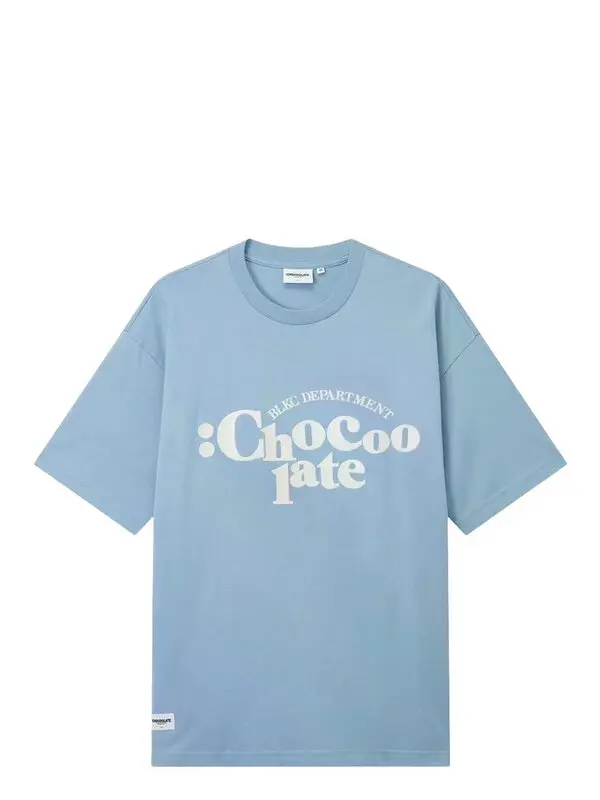 CHOCOOLATE Logo Print T-shirt - Blue