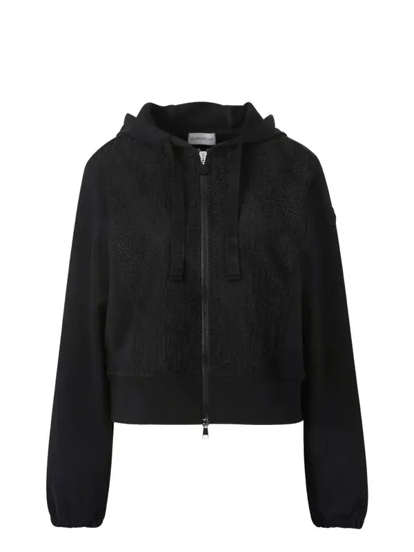Moncler Cotton Hoodie - Black