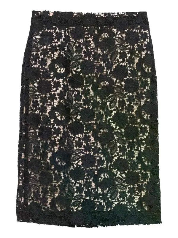 P.a.r.o.s.h Peonia Pencil Skirt - Blue