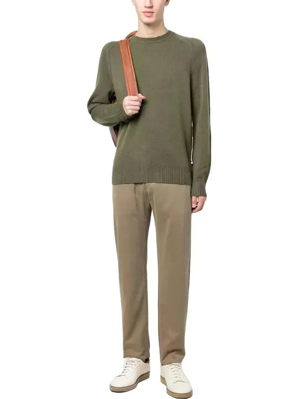Jacob Cohen Straight-leg Twill Trousers - Neutrals
