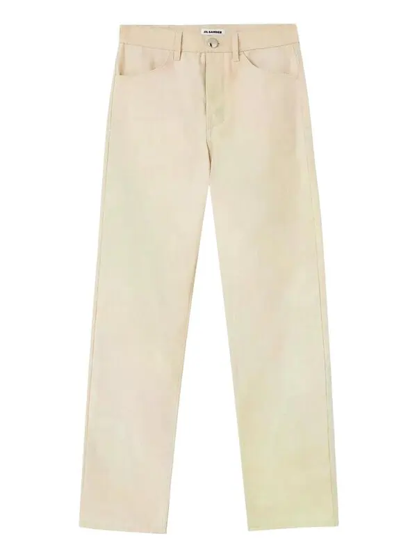 JIL SANDER Mid-rise Straight-leg Denim Jeans - Neutrals