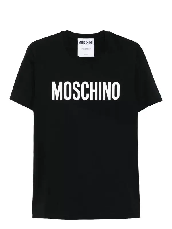Moschino Logo-print T-shirt - Black