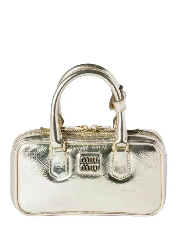 Miu Miu Mini Arcadie Tote Bag - Silver