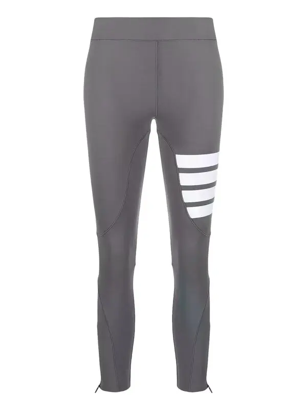 Thom Browne 4-bar Compression Leggings - Grey