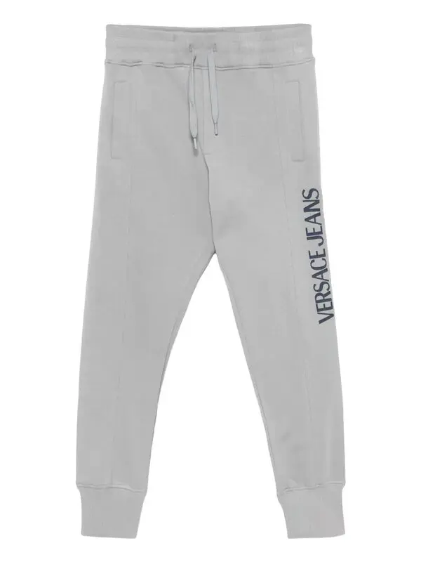 Versace Logo-print Track Pants - Grey