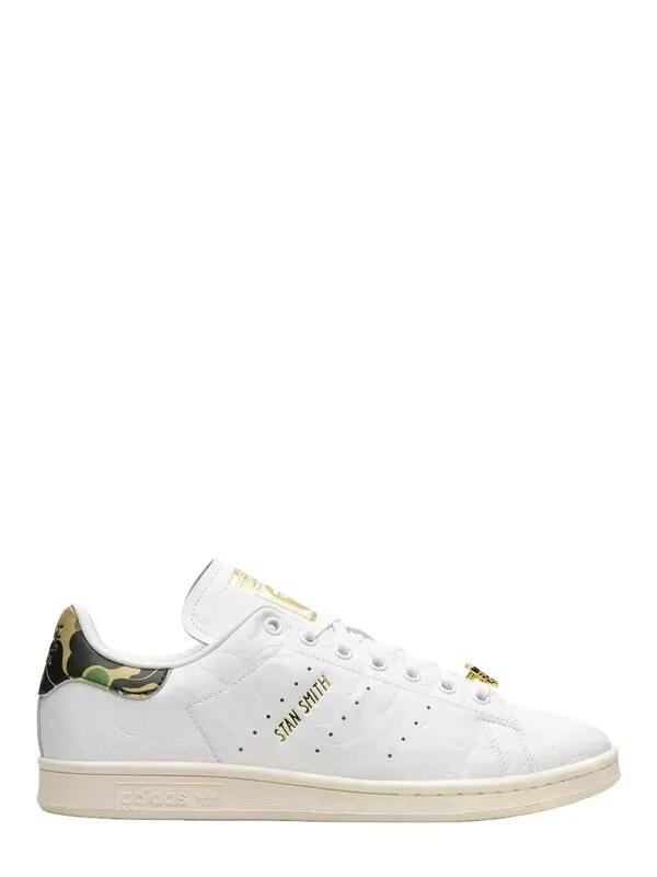Adidas X Bape Stan Smith 30th Anniversary Sneakers - White