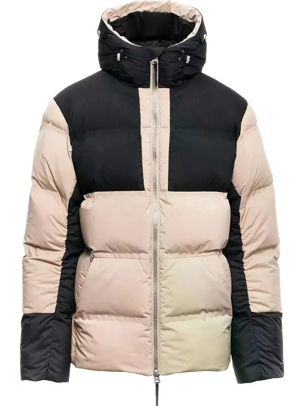 Aztech Mountain Durant Colour-block Down Jacket - Black