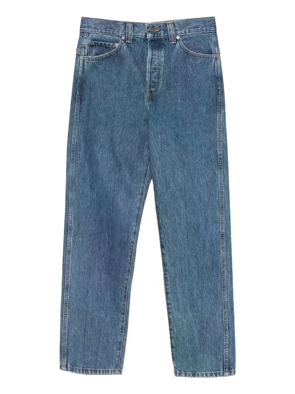Khaite Corben Belt-loop Jeans - Blue
