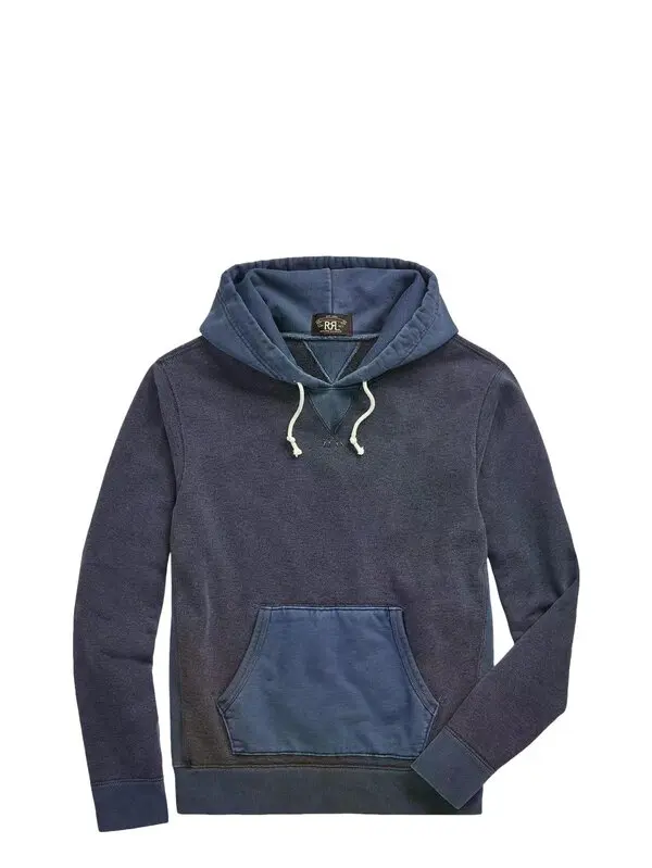 Ralph Lauren Two-tone Cotton Hoodie - Blue