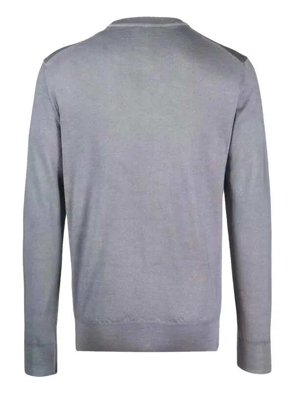 Altea Crew Neck Virgin Wool Jumper - Grey