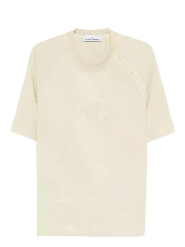 Stone Island Organic-cotton T-shirt - Neutrals