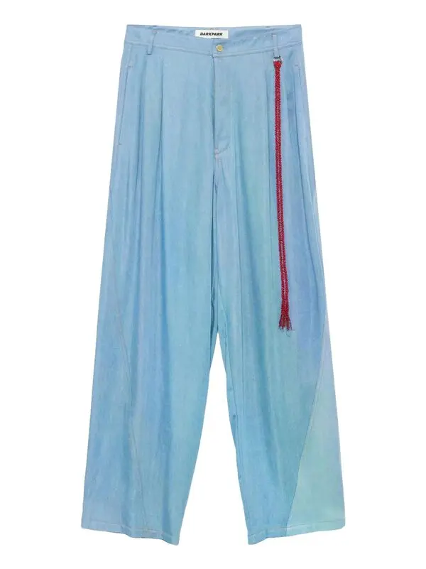 DARKPARK Phebe Wide-leg Trousers - Blue